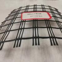 China Cement Pavement Reconstruction High Temperature Rutting Resistance Fiberglass Geogrid for sale