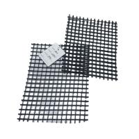 China Lightweight Composite Pavement Reinforced by High Tensile Strength Fiberglass Geogrid for sale