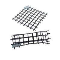 China 22Kn/m-1000Kn/m Tensile Strength Fiberglass Geogrid for Long Lasting Roadbed Material for sale