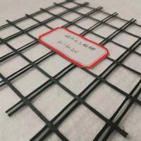 China Industrial Fiberglass Geogrid for Soil Stabilization 100% Material 100KN 150KN 1-6m for sale