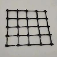 China Market Base Reinforcement Resilient PP Biaxial Geogrid Mesh for High Tensile Strength for sale
