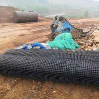 China 60-60kn Drive Widening PP Biaxial Geogrid Roll Ideal for Civil Engineering Construction for sale