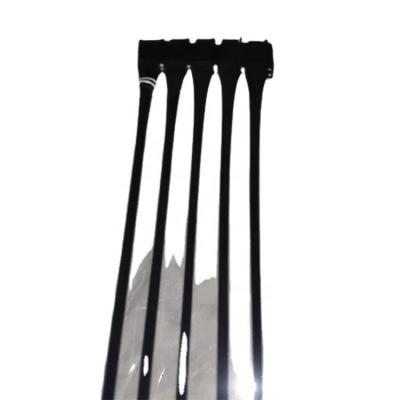 China Roadbed Construction Simplified Uniaxial Plastic Geogrid with HDPE and PP Materials for sale