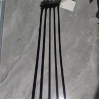 China Roadbed Construction Simplified Uniaxial Plastic Geogrid with HDPE and PP Materials for sale
