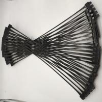 China 12.7*12.7mm and 25.4*25.4mm Mesh Size Uniaxial Plastic Geogrid for Roadbed Construction for sale