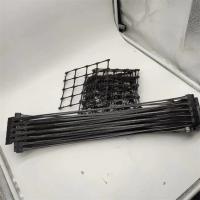 China 12.7*12.7mm and 25.4*25.4mm Mesh Size Uniaxial Plastic Geogrid for Roadbed Construction for sale