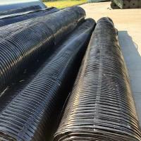 China Raw Material HDPE/PP Uniaxial Geogrid for Retaining Wall in Civil Engineering Projects for sale