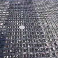 China Earthwork Products Biaxial Glass Fiber Fiberglass Geogrid for Parking Lot and Railway for sale