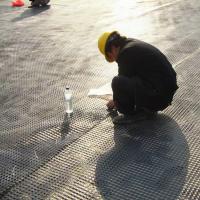 China 30KN-200KN Fiberglass Grid Geogrid Made in Affordable for Railway Ground Reinforcement for sale