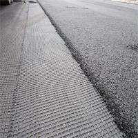 China 30KN-200KN Fiberglass Grid Geogrid Made in Affordable for Railway Ground Reinforcement for sale