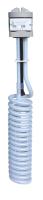 China Spiral Single Tube PTFE Immersion Heaters for sale