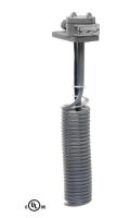 China Spiral Single Tube PTFE Immersion Heaters for sale