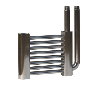 China Metal Heating Cooling Grid Coils 8 to 28 Tubes 4.6 to 89.8 Sq Ft Exchange Area for sale