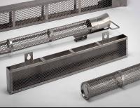 China CSA UL CE Titanium Anode Baskets Rectangular 2.5x6in 50 Amps Double Contact Hooks for sale