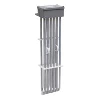 China Six Elements Fluoropolymer PTFE Immersion Heaters Over The Side Immersion Heater for sale
