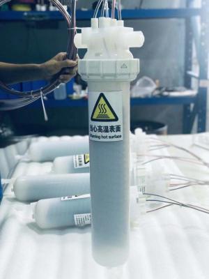 China PVDF Ultrapure Inline Fluid Heater 200V to 600V Electric Chemical Heater 1-15 kW for sale
