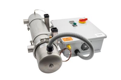China 316L SS Explosion Proof Immersion Heater 150 psig 500W to 300kW Ultra Pure DI RO Fluid for sale