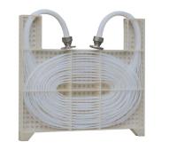 China PTFE Coil Immersion Heat Exchanger Fluoropolymer Teflon Tube 5.5 to 120 Sq Ft for sale