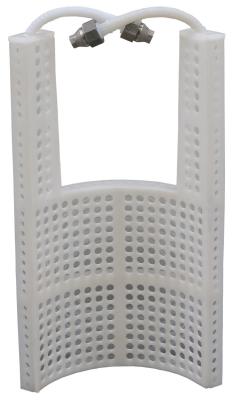 China PFA FEP Fluoropolymer Immersion Heat Exchanger 5.5-120 sq ft for Electroplating for sale