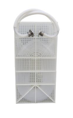 China CE Plastic Immersion Heat Exchanger for Chemical Tanks 5.5-120 Sq Ft FEP PFA for sale