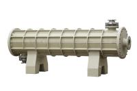 China Plastic Shell and Tube Heat Exchanger Inline Fluoropolymer 6.5-160 Sq Ft Chemical Heat Exchanger for sale