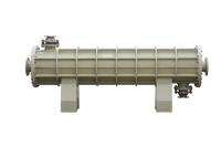 China Plastic Shell and Tube Heat Exchanger Inline Fluoropolymer 6.5-160 Sq Ft Chemical Heat Exchanger for sale