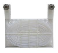 China PTFE PFA PVDF Coil Immersion Heat Exchanger 5.5 to 120 Sq Ft Leak Free for sale
