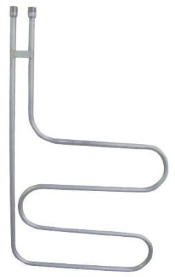 China 316 Stainless Steel Serpentine Immersion Coil 4 Pass 36 Inch Depth for Tank Heating Cooling for sale