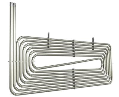 China Titanium Immersion Coil Tubular Heat Exchanger 100 PSI 5.4-30.5 sq ft for sale
