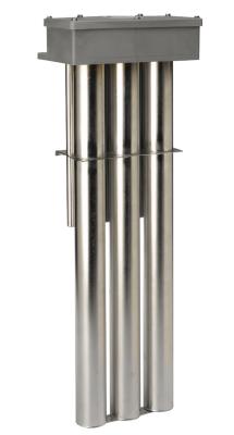 China CE UL CSA Triple Tubes Stainless Steel Immersion Heaters 3000-36000W 240-480V Electroplating for sale