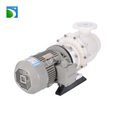 China Horizontal PVDF Self Priming Chemical Pump 3700W 730L/min Acid Alkali Centrifugal for sale