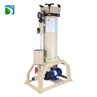 China 400W PP Chemical Filter Pump System 55L/min Vertical Industrial Filter for Plating for sale