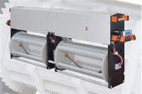China Customized Double Barrel Plating Unit PE1000 Polyethylene 304 Stainless Steel Frame for sale