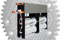 China PP PVC PVDF Electroplating Barrel Plating Units 304 Stainless Steel Frame for sale