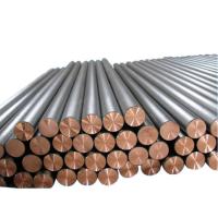 China Titanium Clad Copper Busbar Titanium Conductive Bar For Chemical Processing for sale