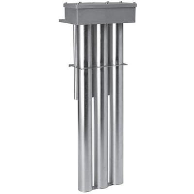 China Triple Tube Side Mount Electric Immersion Heater 3-36kW 240-480V for Surface Finishing for sale