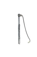 China ISO9001 CE Spiral Single Tube PTFE Immersion Heater 3 Phase 3000-12000 Watts 200-600 Volts for sale