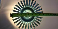 China Titanium Anodizing Racks Clips Discs 30 Stations 0.06in Thick 8.5in OD for sale