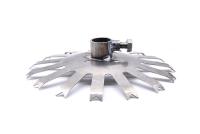 China GR1 GR2 Titanium Anodizing Racks Disc 225mm 252mm Anode Oxidation Fixtures for sale