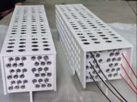 China Anti Corrosion Flat F Type PTFE Immersion Heaters For Chemical Plating Processing for sale