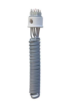 China 210C Inline Chemical Heater 18kW PFA Semiconductor Process Fluid Heater for sale