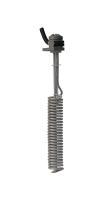 China HX Series Spiral Single Tube PTFE Immersion Heater 15000 Watt 600 Volt for sale