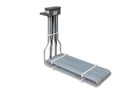 China 3HXOL Series Multi Element Fluoropolymer PTFE L Shaped Bottom Heater 3000-18000W 240-480V for sale