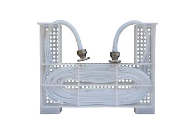 China PFA Immersion Coil Heat Exchanger 5.5-120 Sq Ft Chemical Resistant One Piece Design for sale