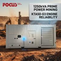 China 1250kVA Prime Power Generator With KTA50-G3 Engine And Water Cooled System For Mining for sale