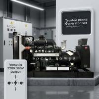 China 750kVA Open Design Diesel Generator Set with HYUNDAI DOOSAN DP222LC Engine and 220V/380V Output for sale