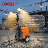 China Construction Sites Mobile Lighting Tower With Kubota Z482 Engine 350WX4 LED Lamps for sale