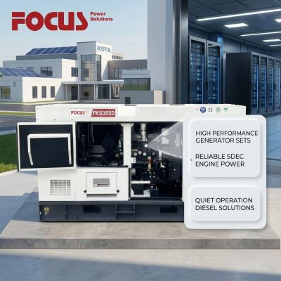 China Customizable SDEC Diesel Generator Set 100Kva 200Kva 80Kva 50Kva Silent Operation for sale