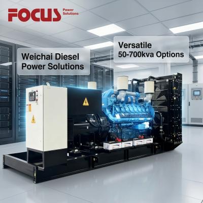 China Open Type Diesel Generator Set 50kva 100kw 100kva 120kw 200kw 700kva With Weichai Engine for sale