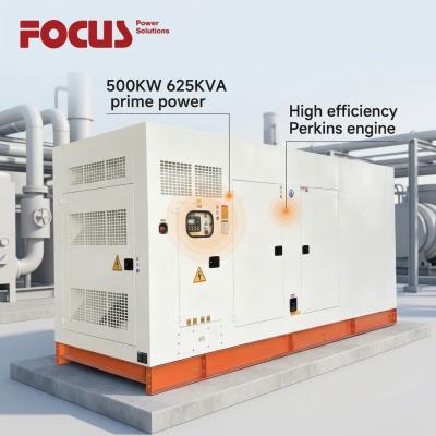 China 625KVA 500KW PERKINS Silent Generator 1500rpm 1800rpm With 50Hz Or 60Hz Frequency for sale